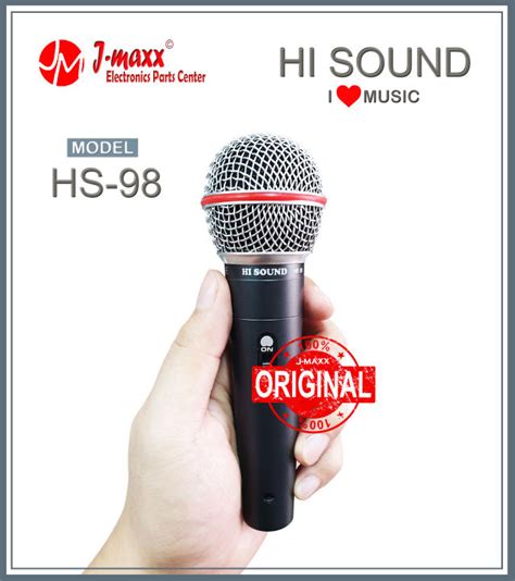 Hi Sound Hs 98 Professional Dynamic Microphone With 10m Mic Cable