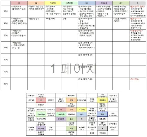 썬양의 인생계획표 네이버 블로그