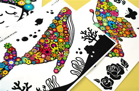 [단독기획] 아이도 떼어 붙이기 쉬운 어여쁜 꽃스티커 활동지 세트 차이의 놀이