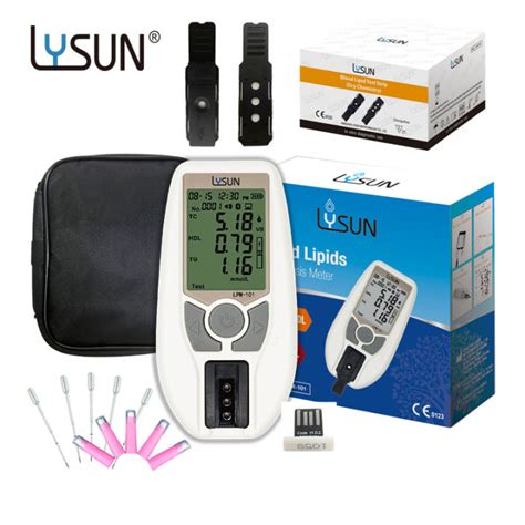 Lysun Cholesterol Analysis Meter Blood Lipid In Medical Analyzer