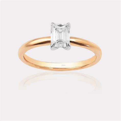 Ct Pırlanta Tektaş Yüzük Pembe Safir Taşlı Atasay