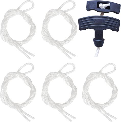 Lawnmower Recoil Pull Starter Handle 4mm127m Cord Rope Mower