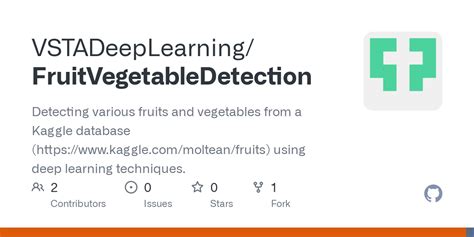 GitHub VSTADeepLearning FruitVegetableDetection Detecting Various Fruits And Vegetables From