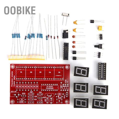 Diy 1hz 50mhz ชุดโมดูลทดสอบความถี่ความถี่คริสตัลพร้อมหน้าจอดิจิตอล 5 หลักสีแดง Shopee Thailand