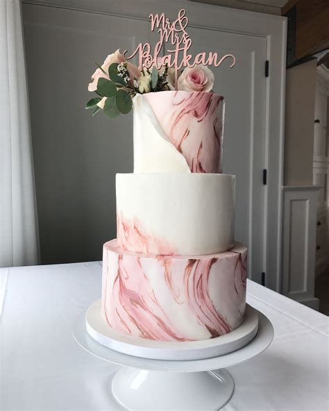 List Of Rose Gold Wedding Cake Designs Ideas Clowncoloringpages