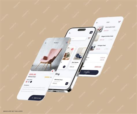 Premium Psd App Interface Mockup On Phone Screen