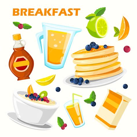 Breakfast Menu Clipart