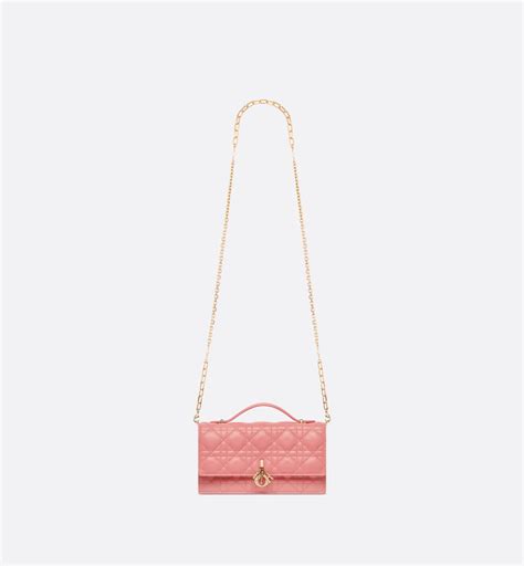 Miss Dior Mini Bag Light Pink Cannage Lambskin Dior