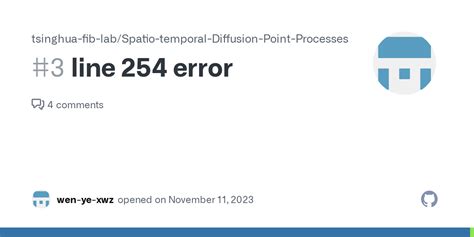 Line 254 Error · Issue 3 · Tsinghua Fib Labspatio Temporal Diffusion Point Processes · Github