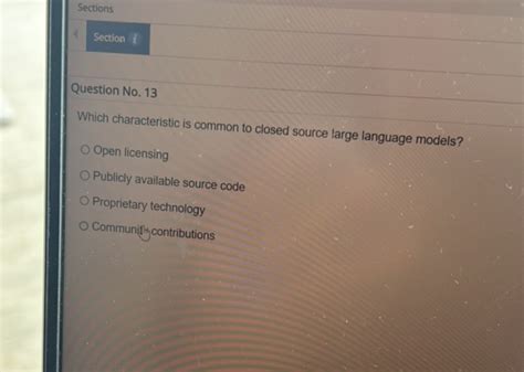 Sections Section Question No 13 Which StudyX