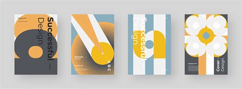 추상적인 기하학적 구성 그림이 있는 포스터 컬렉션입니다 0명에 대한 스톡 벡터 아트 및 기타 이미지 0명 3차원 형태 A4 용지 Istock