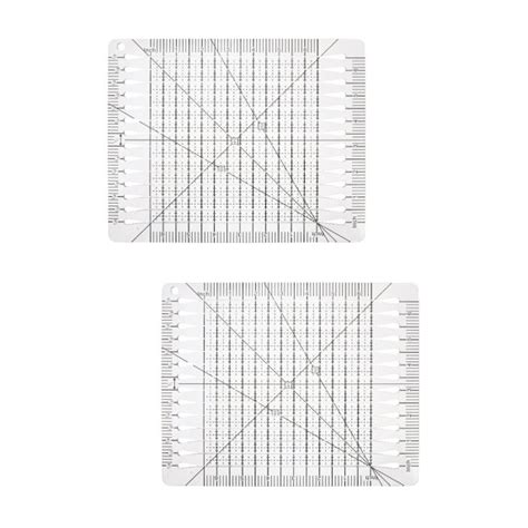 Merryhapy Durable Patchwork Ruler Clear And Reusable For Diy Crafting