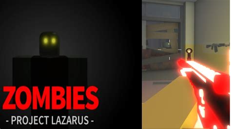 Playing Project Lazarus Solo Zombie Roblox Youtube