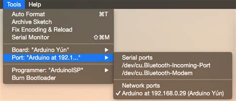 Problem Finding The Tty Port For Bridge On MacOSX Networking Protocols And Devices