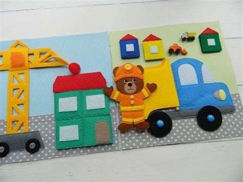 Quiet Book Pattern Pdf Quiet Book Pages Sensory Book Etsy