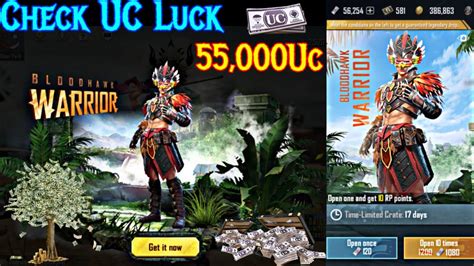 Bloodhawk Warrior Premium Crate Opening 56000 UC Pubg Mobile YouTube