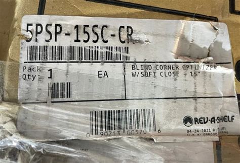 Rev A Shelf 5PSP 15SC CR 15 Blind Corner Cabinet Pull Out Wire Basket Organizer Far West