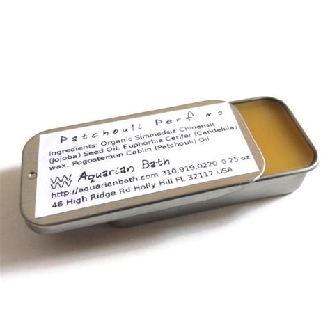 Aquarian Bath Patchouli Solid Perfume 025 Oz