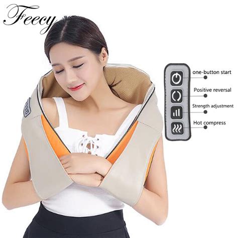 นวด คอu Shape Neck Massager Electrical Shiatsu Neck Shoulder Massager