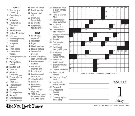 Free Printable Large Print Crossword Puzzles M3u8 Free Printable