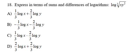 Solved Express In Terms Of Sums And Differences Of Chegg Com