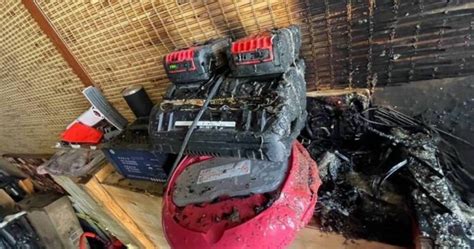 彰化工程行驚見火舌！疑電池充電釀禍 消防出動9車18人援救 社會 Ctwant