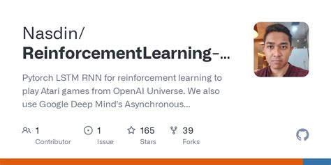 GitHub Nasdin ReinforcementLearning AtariGame Pytorch LSTM RNN For