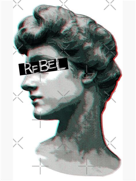 Rebel Greek Statue Aesthetic Poster For Sale By Skepticat Artsy