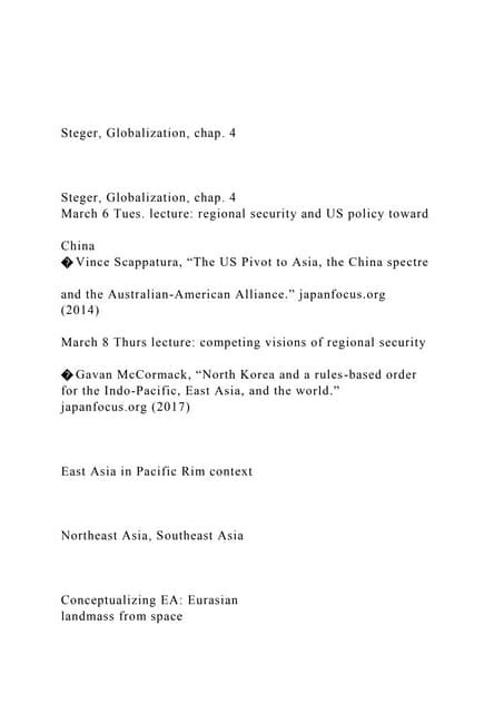 Steger Globalization Chap 4steger Globalization C Docx