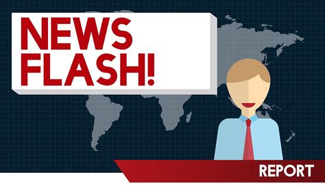 News Flash Announcement Breaking News Free Photo Rawpixel
