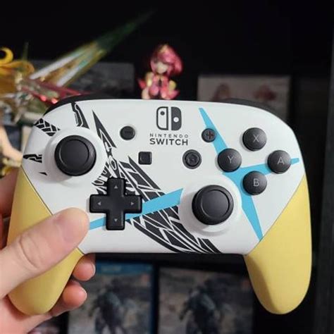 Custom Xenoblade Chronicles Mythra Themed Nintendo Switch Pro