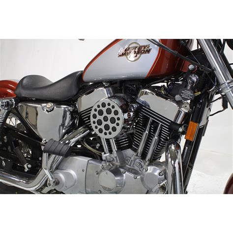 Chrome Wyatt Gatling Air Cleaner Assembly 34 1698 Vital V Twin Cycles