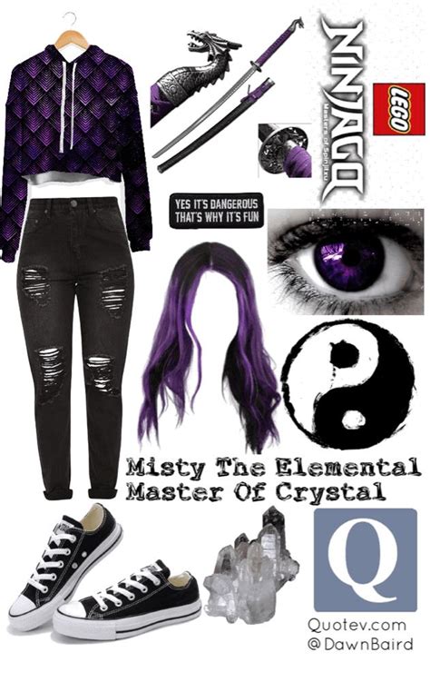 Misty The Elemental Master Of Crystal Ninjago Outfit Shoplook Ninjago Outfits Crystals