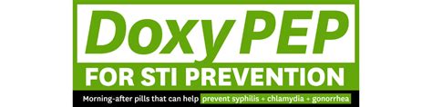 Doxypep For Sti Prevention Howard Brown Health