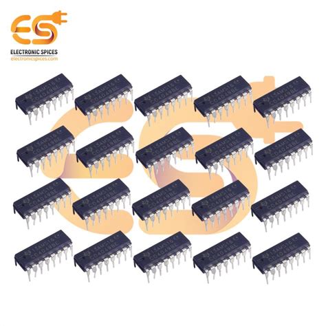 Buy Cd4049 Hex Inverter Buffer And Convertor Dip 16 Pins Ic Pack Of 50pcs