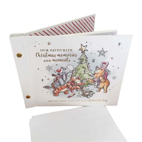 Disney Winnie The Pooh Christmas Photo Album Papers