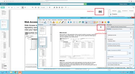 Number Is Rotated In Web Client Different To Laserfiche Client