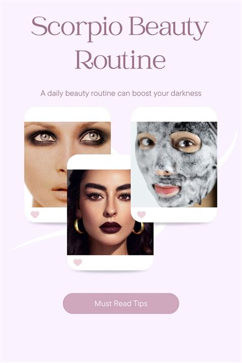 Scorpios Beauty Routine