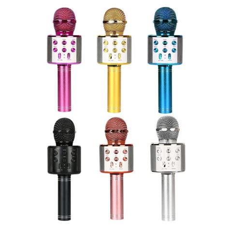 Mic With Bluetooth Connectivity Wireless Microphone Hi Fi Speaker