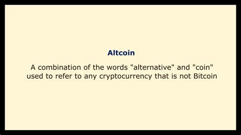 Altcoin