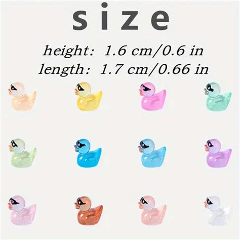 Luminous Ducks Sunglasses Mini Resin Simulated Animal Temu