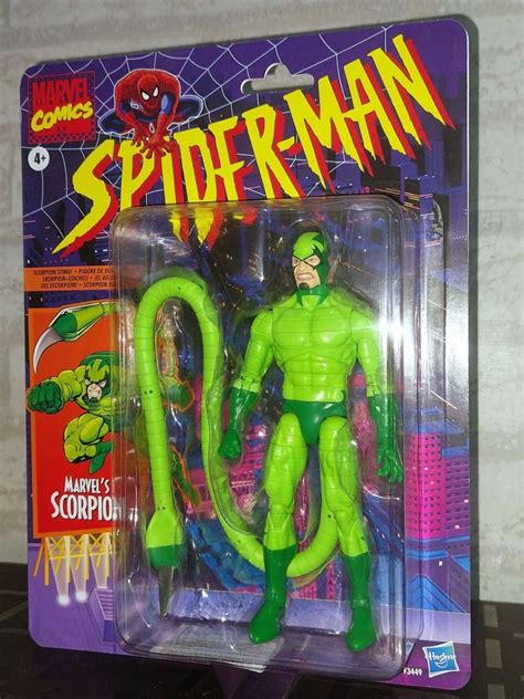Scorpion Spider Man Retro Marvel Legends By Hasbro Hobbies Toys Toys Games On Carousell