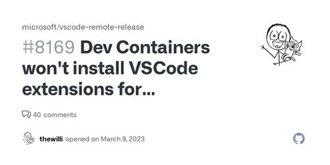 Dev Containers Won T Install VSCode Extensions For Linux Amd64