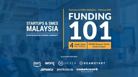 Funding 101 Startups And Smes Meetup 84 Startups And Smes Malaysia Eventsize