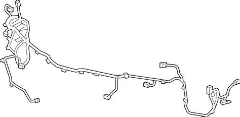 Cadillac XT5 Parking Aid System Wiring Harness. Wire harness. W/park ...