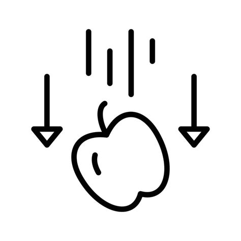 Gravity Icon Set Physics Force Illustrations For Science And Education 47525829 Vector Art At