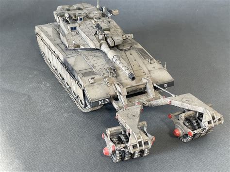 Меркава Мк 3 с минным тралом Nochri Dalet Пикабу