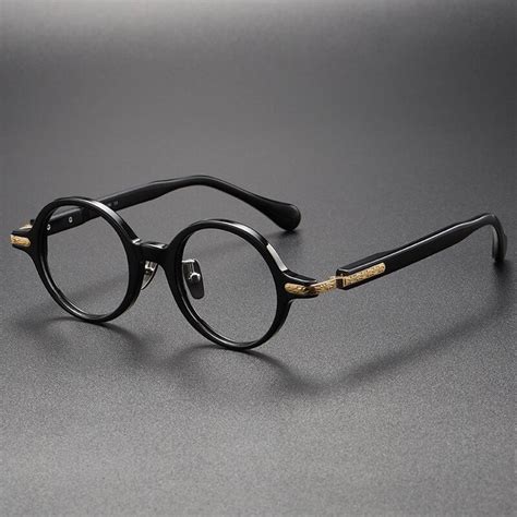 Ccspace Full Rim Round Acetate Eyeglasses Fuzweb