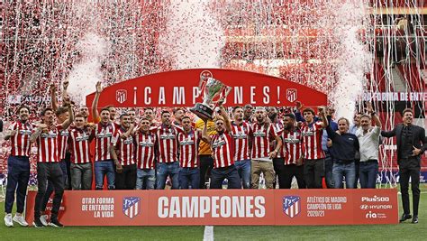 Atlético De Madrid Es El Campeón De La Liga Española 2021