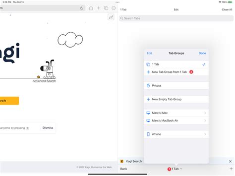 Tab Groups Kagis Docs